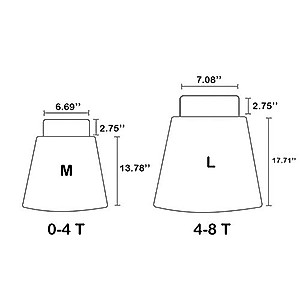 Magik Waterproof Cotton Training Pants Cloth Diaper Skirts Baby Toddler Night Time Sleeping Potty Training (Butterfly&Cats, M for 0-4T)