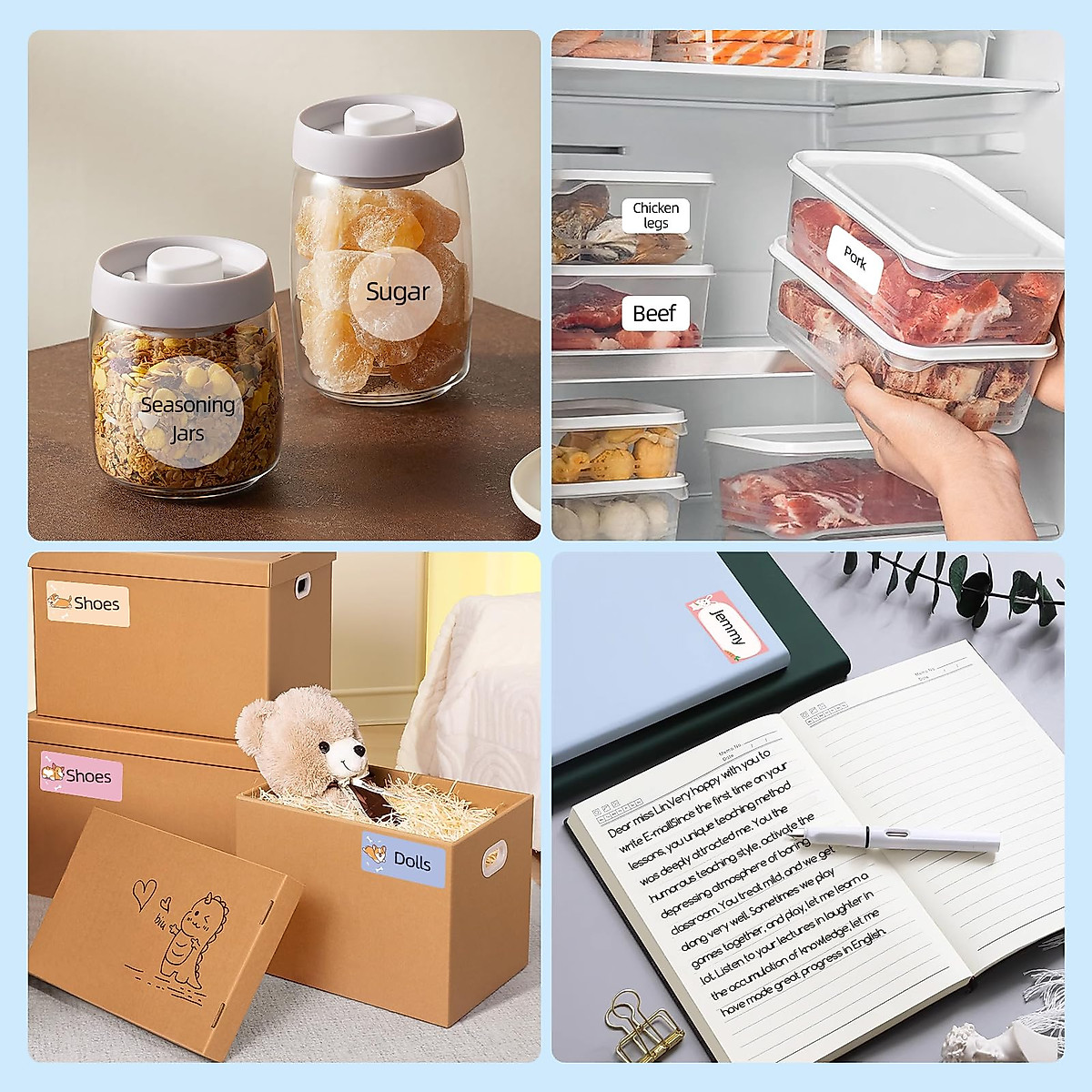 PUQU AQ20 Label Maker, 2 Inch Logo Label Printer, Mini Portable Bluetooth Thermal Labeler, DIY Sticker Machine for Small Business, Barcode, Office, Name, Jewelry, Compatible with iOS Android, Phone