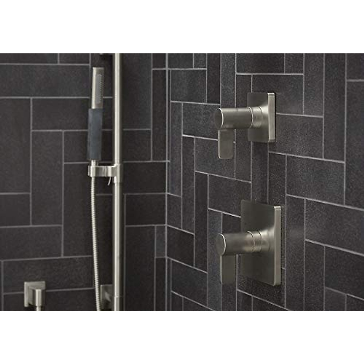 KOHLER Ts23501-4-Bn Parallel Rite-Temp Shower Valve Trim, Brushed Nickel