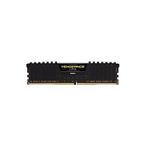 Corsair Vengeance LPX 16GB (1x16GB) DDR4 3600 (PC4-28800) C18 Optimized for AMD Ryzen - Black (CMK16GX4M1Z3600C18)