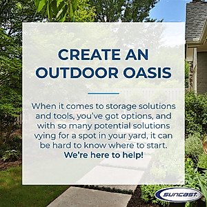 Suncast V748 48.75 x 4.25 x 5.5 inches Inch Wall Stud Mounted Garden Long Handled Tool Hanger Organizer for Garage or Storage Space, Platinum