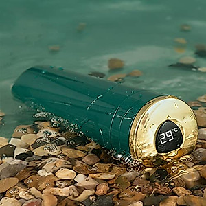 MMLLZEL Smart Thermos Bottle Temperature Display 316 Stainless Steel Vacuum Flask Waterproof Coffee Mug Keep Hot/Cold (Color : E, Size : 17x6.4cm)