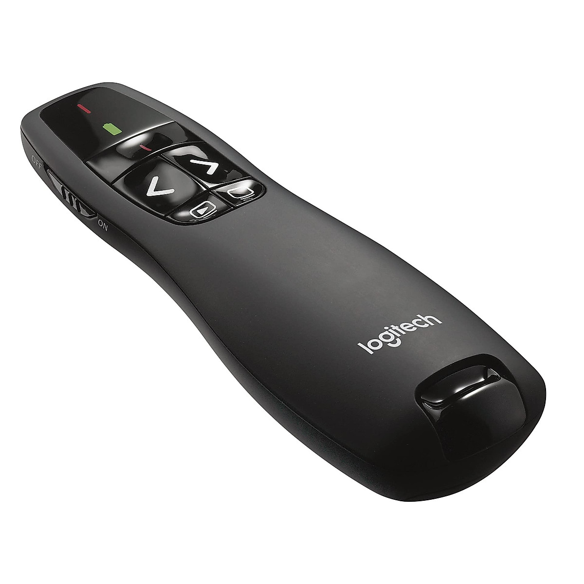Logitech Wireless Presenter R400, Wireless Presentation Remote Clicker with 50 ft Red Laser Pointer 910-001356