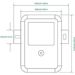 WatchfulEyE WTH-SG/RJ45-KE Outdoor Water-Proof Gigabit Ethernet Surge Protector with Full GDT & TVS Protection