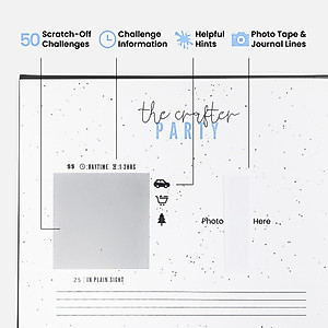 The Adventure Challenge Friends Edition - 50 Scratch-Off Adventures and Party Games for Adults & Teens, Adventure Challenge Scratch Off Book, Friend Adventure Book