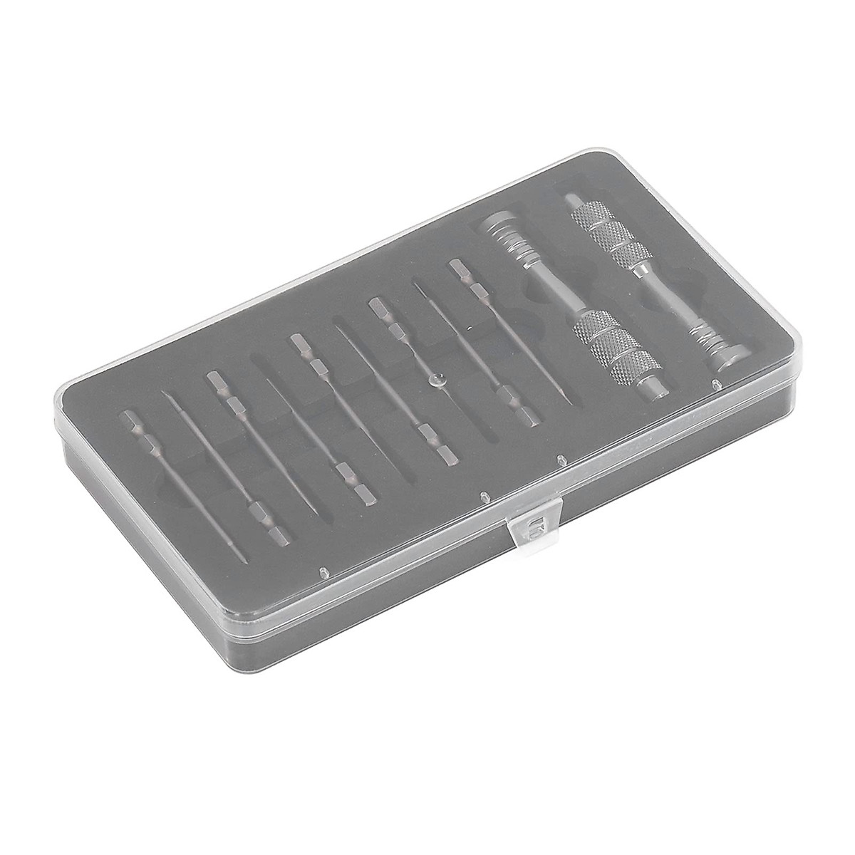 Slotted Screwdriver Set, Screwdriver Set High Strength with 9 Bits 2 Handles for Electronics Maintenance