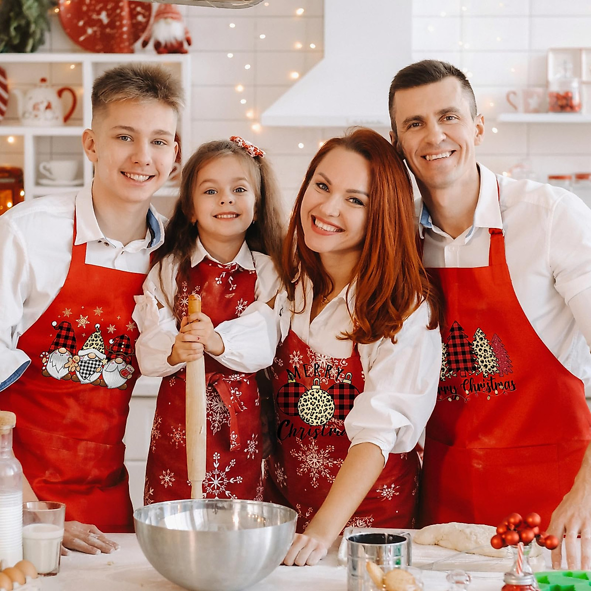 Perthlin 30 Pcs Christmas Iron on Transfers Xmas Iron on Decals Patches Appliques Heat Transfers Vinyl Cute Christmas Decals for Clothes Bag Pillow Covers DIY Decorations (Plaid Style)