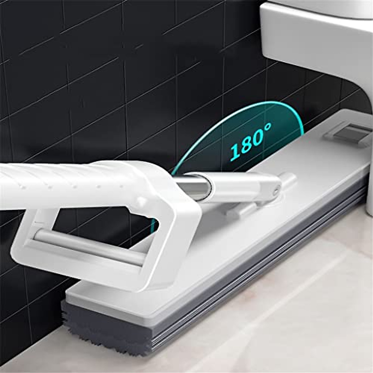 Absorbent Mop Flat Floor Tile Household Cleaning Free Hand Washing Cleaner Water Self-Wring Collodion Squeeze Mopping