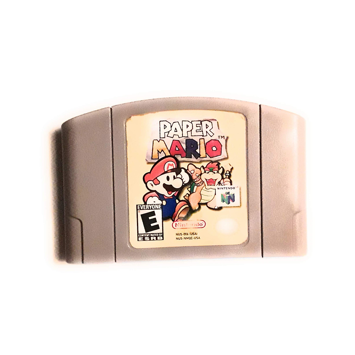 Mario paper N64 - Video Game Cartridge Card - Compatible model NINTENDO – English - US Version