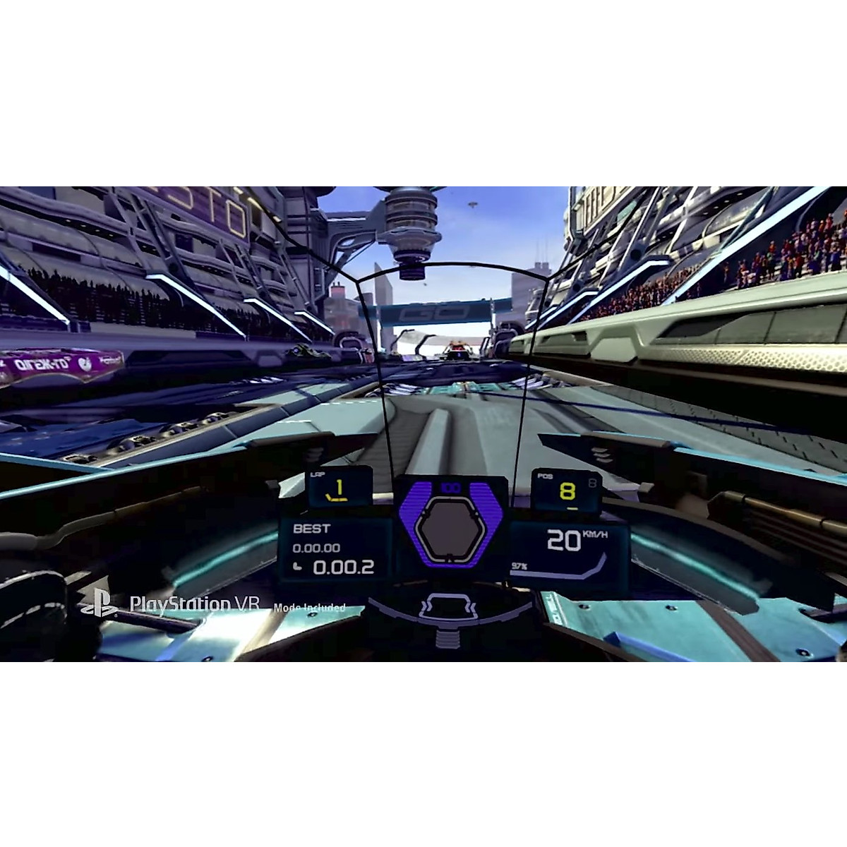 PlayStation VR Racing Complete Bundle (5 Items): PlayStation VR Headset, PSVR Camera, PSVR Gran Turismo Bundle Game, PSVR Wipeout Omega Collection Game and PSVR Driveclub Game