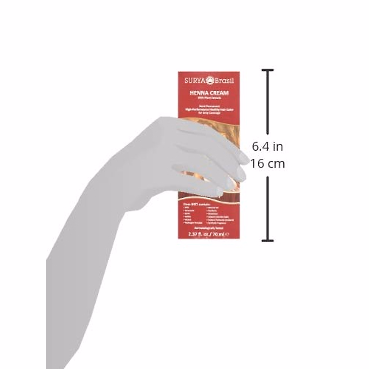 Surya Brasil Products Henna Cream, Burgundy, 2.37 Fluid Ounce