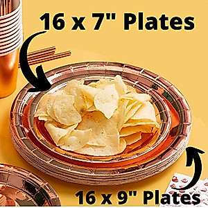 13th Birthday Decorations for Girls, 160 Pc. Party Set Serves 16 Guests, Rose Gold Banner, Latex and Foil Balloons, Paper Plates, Cups, and Napkins, Tablecloth and Curtain, and More