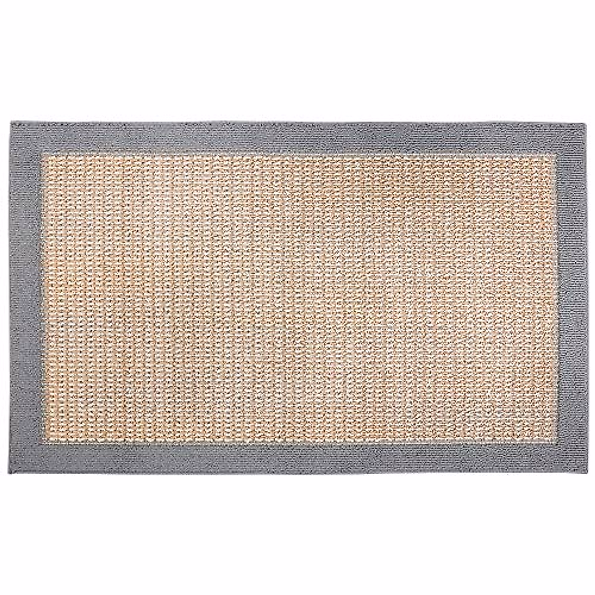 Elle Décor Metropolitan Border Accent Rug, 26"x45", Gray