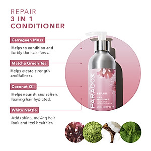 WE ARE PARADOXX Repair 3-in-1 Vegan Conditioner - Leave In Conditioner - Moisturizing Conditioner - Sulfate Free Conditioner - Hair Repair Treatment for Damaged Hair - 250 ml