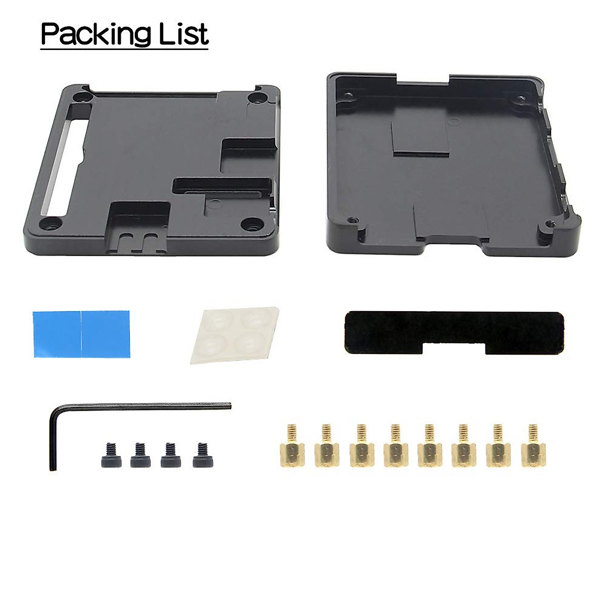 Geekworm Aluminum Case for Raspberry Pi 3A+, CNC Ultra-Thin Aluminum Alloy Metal Heatsink Case Compatible with Raspberry Pi 3 Model A+(Plus)/Raspberry Pi Model A+