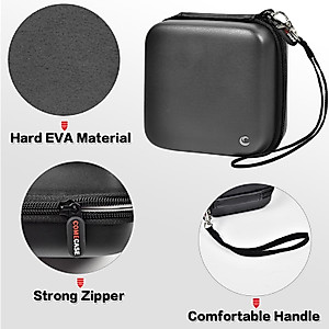 Hard Case Compatible with NETGEAR Nighthawk M6 Pro MR6500/ M6/ M5 / M1 MR1100 5G LTE WiFi Mobile Hotspot, Travel Router Storage Bag with Mesh Pocket for Charger and Other Accessories(Box Only)-Black