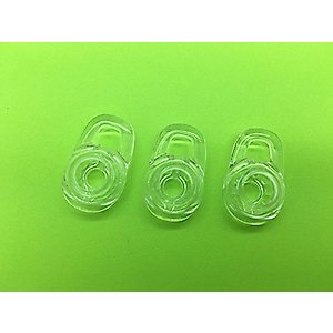 AvimaBasics Premium Replacement Earbud Eartip Eargel Compatible with Plantronics Discovery 925 975 Marque M155 M165 Savor M1100 M100 M55 M28 M25, Voyager Edge Wireless Bluetooth Headsets (Large)