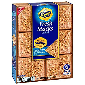 Honey Maid Fresh Stacks Graham Crackers, Flavour, 73.2 Ounce , 6 Count (Pack of 6)