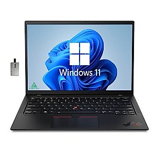 Lenovo 2023 Thinkpad X1 Carbon Gen 9 14.0" WUXGA IPS Low Blue Light Business Laptop, Intel Core i7-1185G7 vPro, 16GB RAM, 2TB PCIe SSD, Intel Iris Xe Graphics, Win11 Pro, Black, 32GB USB Card