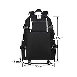 Monokuma Luminous Backpack Monokuma Shoulder Book Bag Laptop School Bag (1)