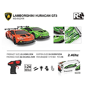 Officially Licensed Remote Control Cars Lamborghini Sport Racing Hobby Toy Car RC Car Model Vehicle Gift for Toddlers Boys and Girls 6624MGR
