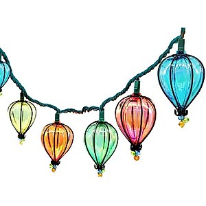 YIGUO 11FT String Lights with 10 Bulbs, Multicolor Backyard Patio Decor Lights, Connectable Hanging UL Listed Fairy Lights Indoor Outdoor for Christmas Party Wedding Tents (1pcs)