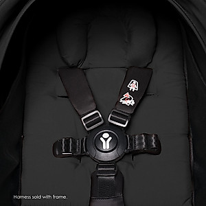 BABYZEN YOYO 0+ Newborn Pack, Black - Includes Mattress, Canopy, Head Support & Foot Cover - Requires YOYO2 Frame (Sold Separately)