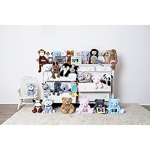 My Baby's Heartbeat Bear Recordable Stuffed Animals 20 sec Heart Voice Recorder for Ultrasounds and Sweet Messages Playback, Perfect Gender Reveal for Moms to Be, Cocoa Bear