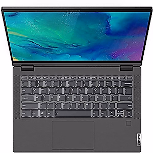 Lenovo Flex 5 Laptop, 14.0" FHD Touch Display, AMD Ryzen 7 5700U, 16GB RAM, 512GB PCIe SSD, AMD Radeon Graphics, Windows 11 Home Bundle with JAWFOAL