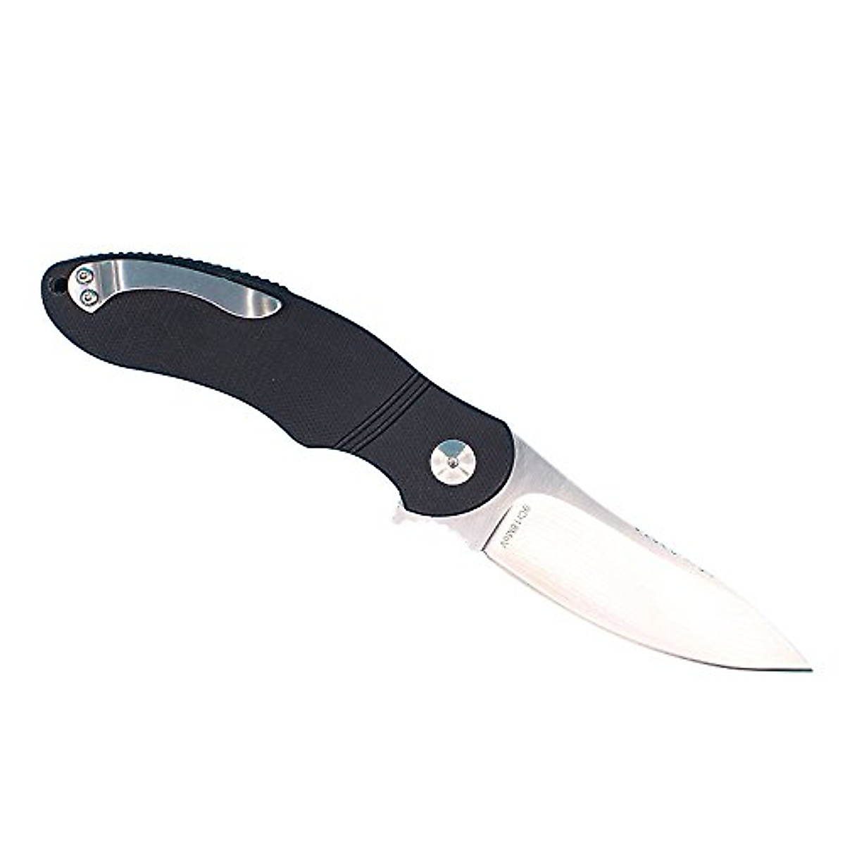 allvin Flipper Pocket Knife, Satin 9Cr18MoV Blade, G10 Handle, Ceramic Ball Bearing, Utility Folding Knife Ideal for Outdoor Activities