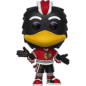 POP! Sports NHL Mascots Tommy Hawk Chicago Blackhawks Action Figure (Bundled with Pop Shield Protector to Protect Display Box)
