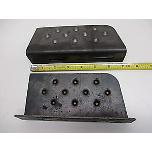 CTW Steel Pontoon Boat Trailer Foot Pad Step Footpad Steps L-R/Weld or Bolt On