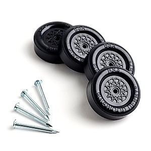 Pintwood Pro Basic Derby Car Kit with Official Wheels, Official axles and pre-Cut pre-drilled Wedge Block