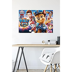 Trends International Nickelodeon Paw Patrol Movie-Theatrical Wall Poster, 22.375" x 34", Unframed Version for Bedroom
