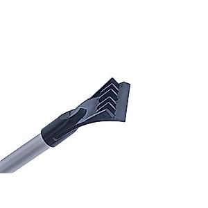 Extendable Snow Brush with Squeegee & Ice Scraper - Eva Foam Comfort Grip on Aluminum Handle, T-Shape Telescopic Auto Ice Scraper and Snow Brush - Car Truck SUV Windshield