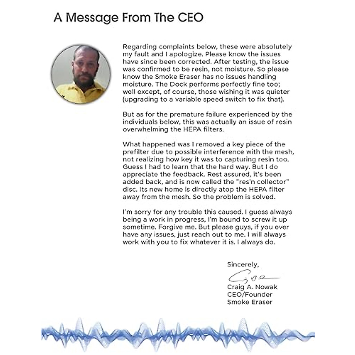 V5 Smoke Eraser | 1000+ Uses | Need More? Rotate 2 Units or Add a Dock to Multiply Lifespans