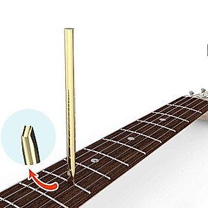 Jiayouy Guitar Fret Wire Setter Professional Luthier Repair Tools for Guitar Bass Ukulele etc Golden