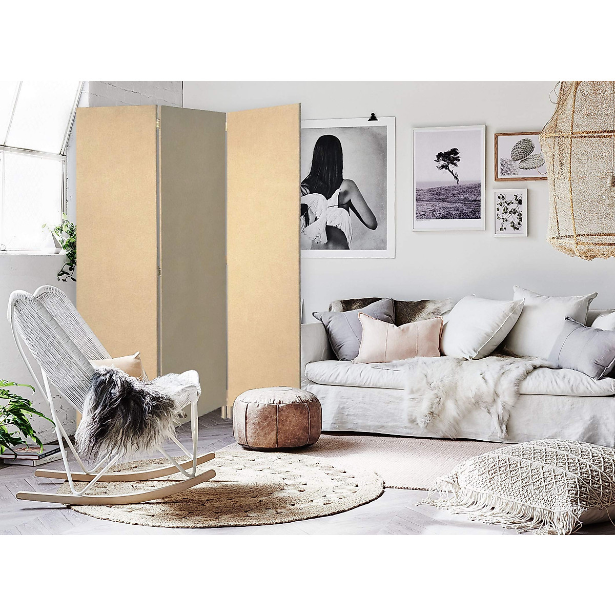 Screen Gems Room Divider, Beige