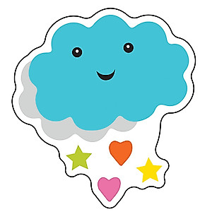 Carson Dellosa – School Pop Pop Delight Colorful Cut-Outs, Classroom Décor, 36 Pieces