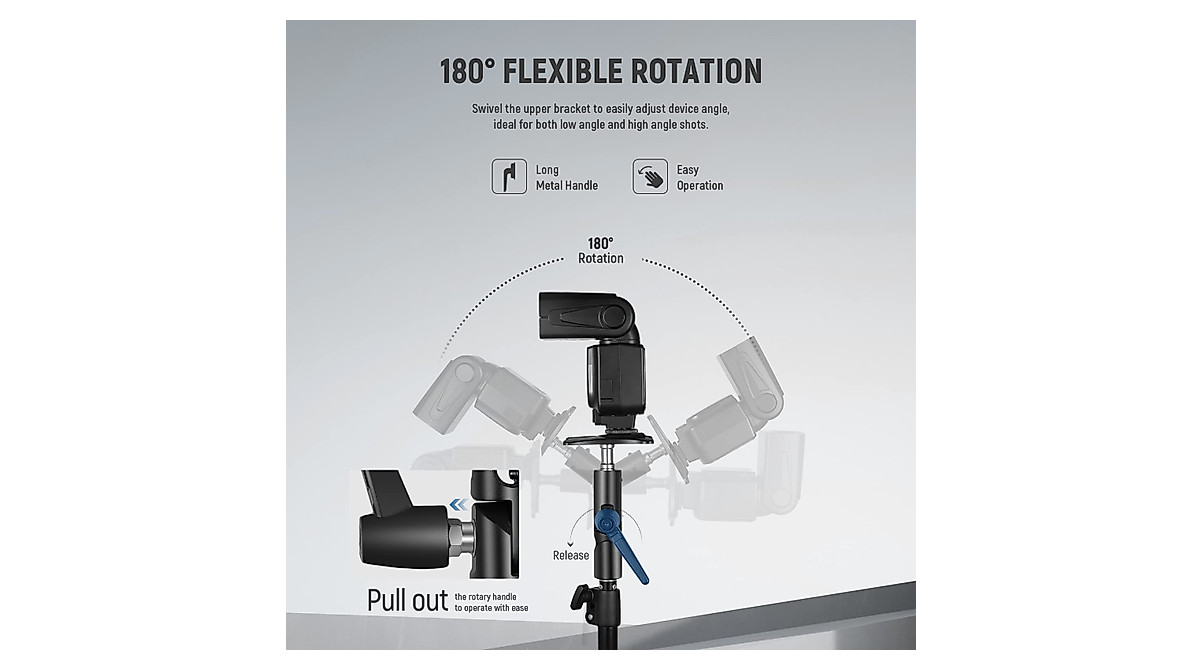 NEEWER Camera Flash Bracket H Type Mount - Versatile Adapter