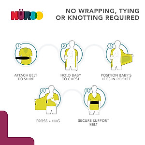 Brownmed - NuRoo Nursing Scarf - Nursing Cover for Breastfeeding Moms - Breastfeeding Supplies for Nursing & Baby Essentials - Baby Stuff - Gray Stripe