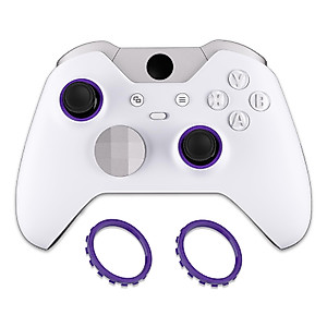 eXtremeRate Replacement Accent Rings for Xbox Elite Series 2 Core | for Elite Series 2 | for Xbox One Elite | for eXtremeRate ASR Version Shell for Xbox Series X/S Controller - Purple