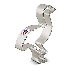 Flamingo Cookie Cutter 4.5" Made in USA by Ann Clark