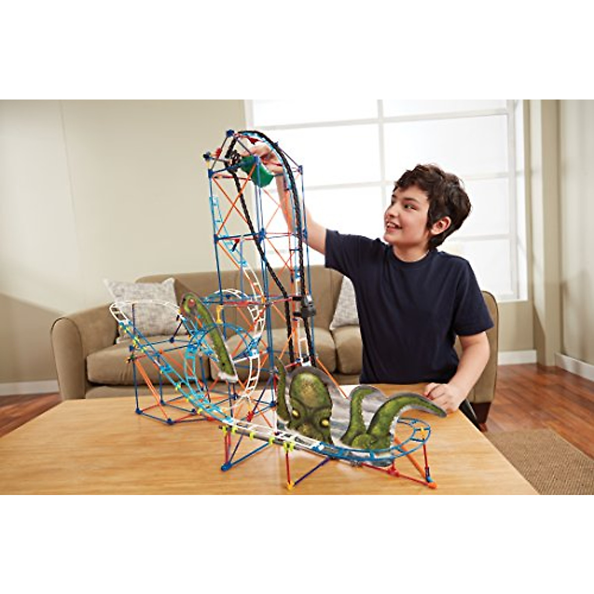 K'NEX Thrill Rides-Kraken's Revenge Roller Coaster Building Set-Ages 9+ -Engineering Education Toy (Amazon Exclusive) (17616)