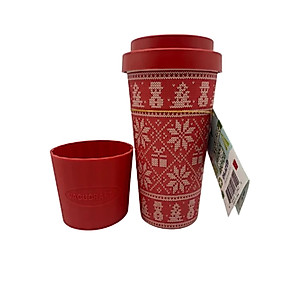 Red Snowflake Coffee & Tea Cup - Christmas Holiday Collection