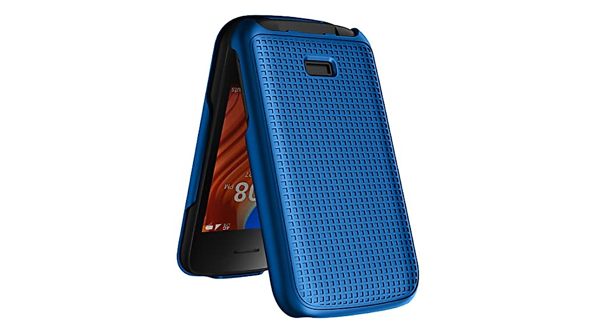 Slim Hard Shell Cover for Alcatel TCL Flip 2 - Cobalt Blue