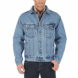 Wrangler mens Rugged Wear Unlined denim jackets, Vintage Indigo, 2X Tall US
