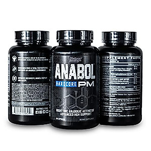 Anabol PM Nighttime Muscle Builder & Sleep Aid | Anabolic Muscle Building Supplement | Clinically Researched RIPFACTOR, Epicatechin & More | Post Workout Muscle Recovery & Strength – 60 Pills