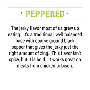 Lucky Jerky DIY Jerky Seasoning Kit 4 Pack - Original, Red Pepper, Teriyaki, Peppered