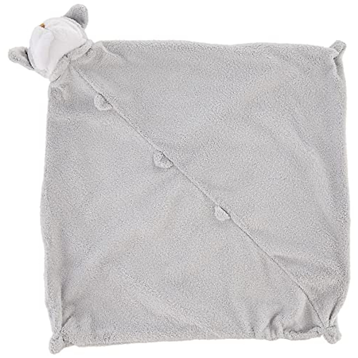 Angel Dear Grey Bulldog Blankie